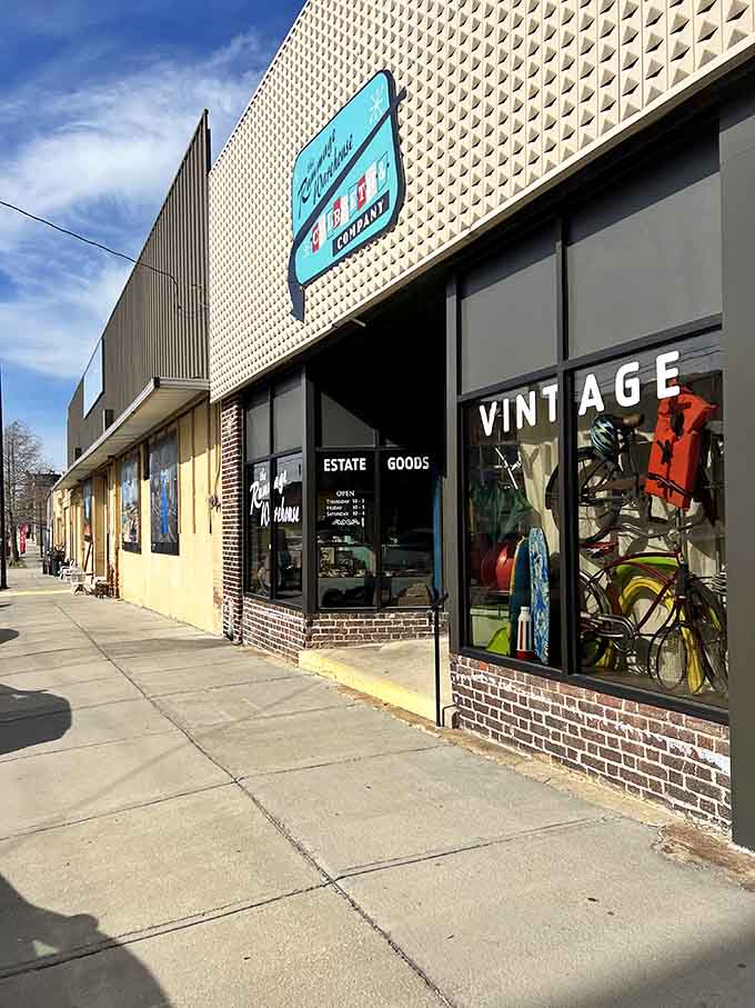 The unassuming exterior on Goldsboro Street hides a bargain hunter's wonderland that's become a regional shopping legend.