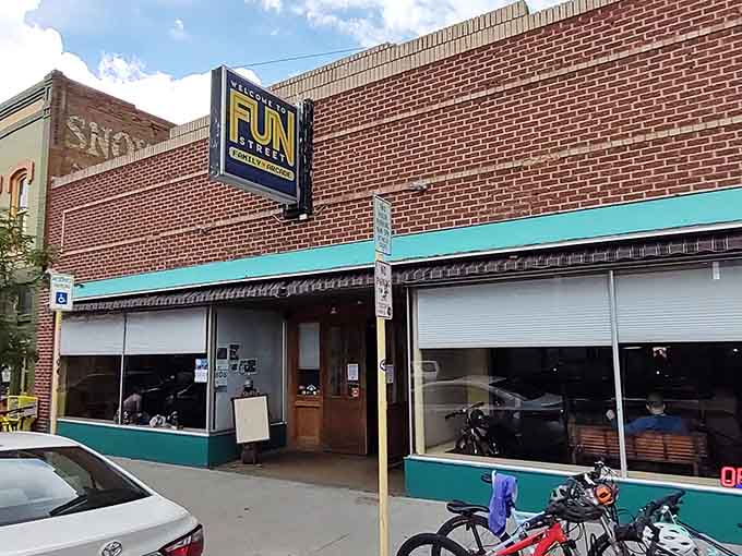 A family arcade proving Salida welcomes all ages, including grandkids who need bribing to visit more often.
