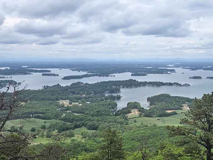 This aerial view reveals what locals have known forever: Smith Mountain Lake is Virginia's best-kept not-so-secret secret anymore.