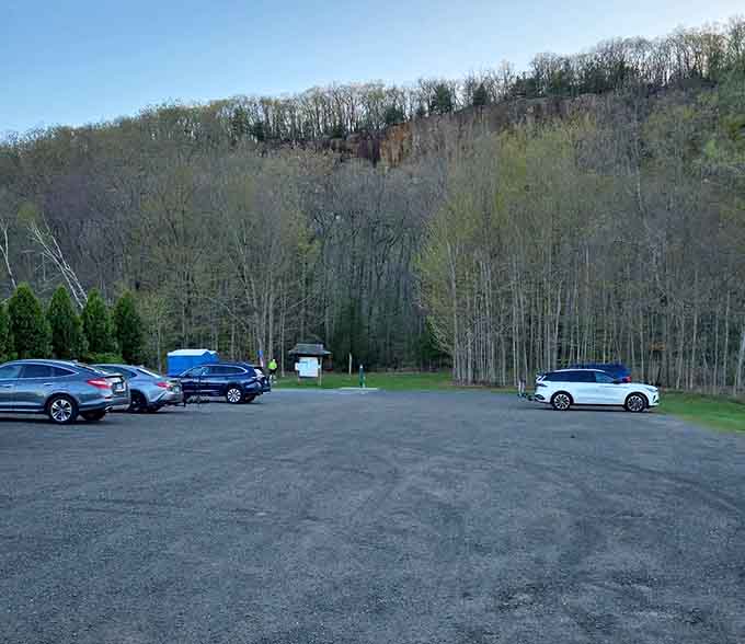Parking lots have never looked so inviting when they lead to miles of car-free exploration ahead.