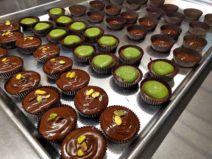 Pistachio butter cups proving that sometimes the best ideas come from thinking outside the peanut butter box.