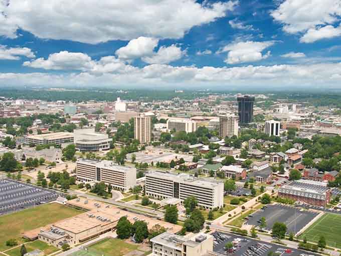 From above, Springfield looks exactly like what it is: a thriving, green, genuinely livable American city.