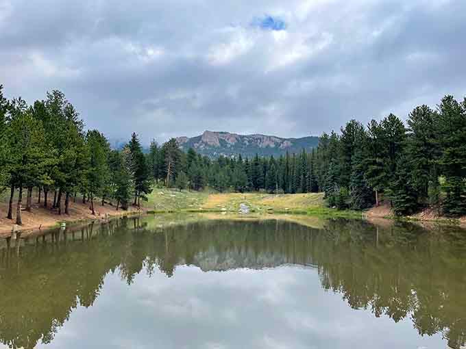 Peaceful ponds reflect surrounding peaks, doubling your scenery value without charging extra for the mirror effect.