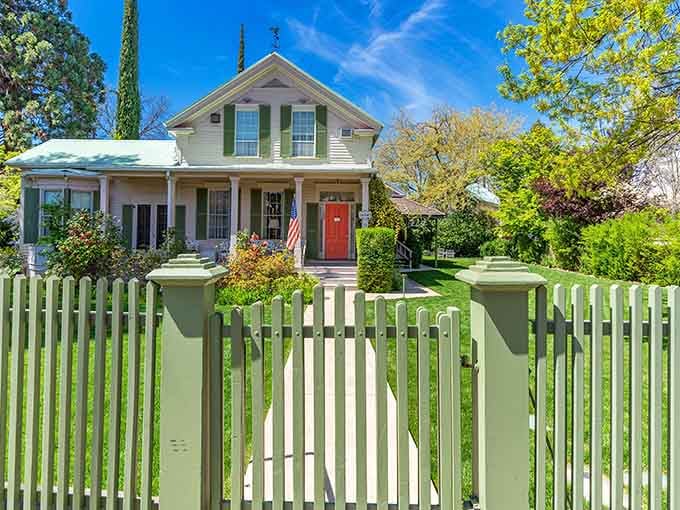 Green picket fences and Victorian charm prove that some California dreams come with front porches and actual neighborly waves.