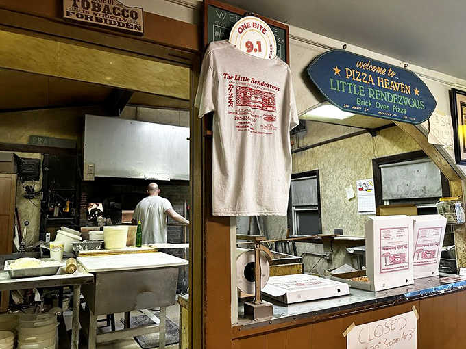 Behind that counter, pizza magic happens in ovens that have been turning out perfection since your grandparents were dating nearby.