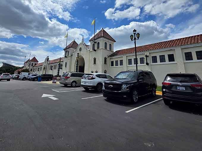 The market's distinctive architecture welcomes shoppers to a weekend tradition that spans generations and treasure hunts.