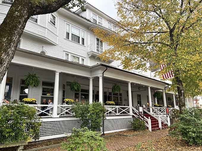 Classic New England architecture that's been welcoming hungry travelers since before "farm-to-table" became a trendy marketing phrase.
