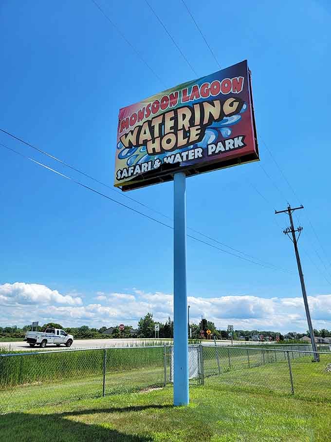 This roadside sign announces your arrival at one of Ohio's most delightfully unusual attractions.
