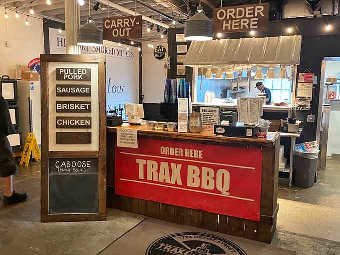 The order counter is where dreams are spoken aloud and then transformed into delicious smoky reality. 