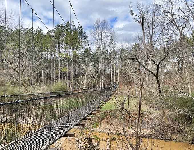 The bridge spans two states here, making you an international traveler without needing your passport or airport security.