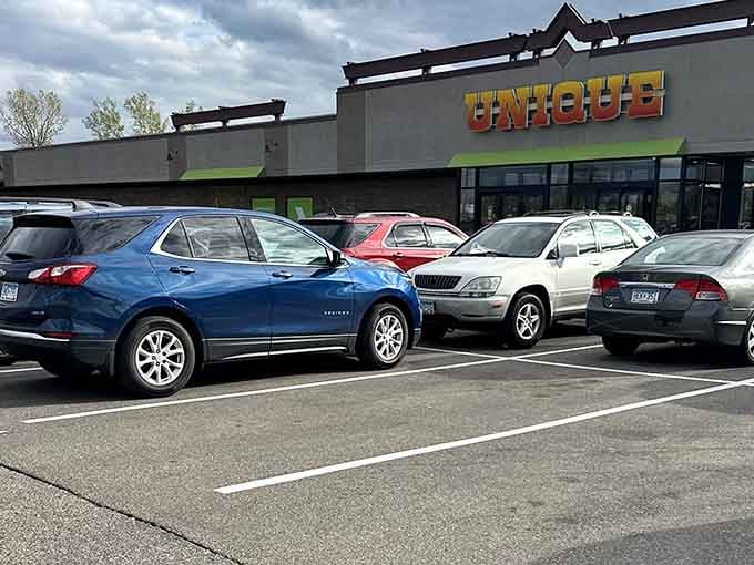 A packed parking lot tells you everything: this place is the worst-kept secret in Burnsville.