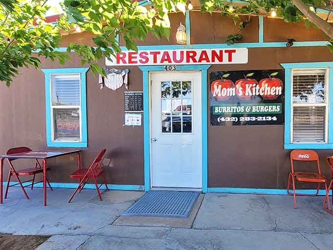 Mom's Kitchen serves up burritos and burgers from a cozy spot that feels exactly like its name promises.