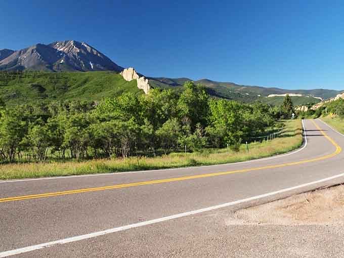 Highway 160 curves toward the Spanish Peaks, making the journey as rewarding as any destination you'll reach.