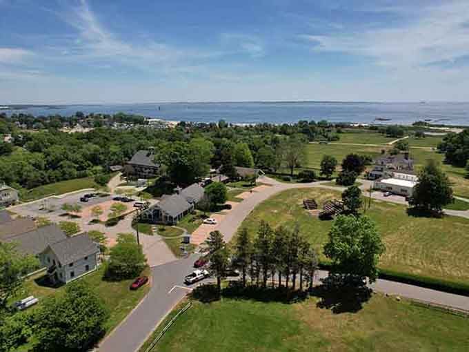 Aerial views reveal Waterford's secret: it's been gorgeous all along, just waiting for you to notice finally.