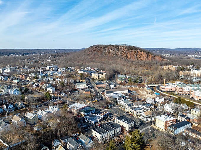Westville from above reveals a neighborhood that grew organically, not from some developer's cookie-cutter dreams.