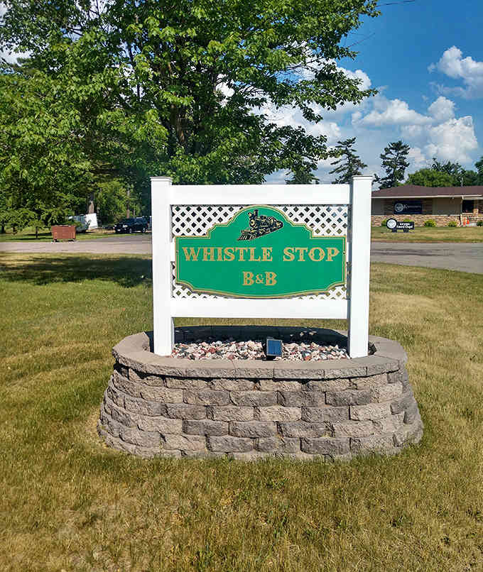 The Whistle Stop Inn sign welcomes you to an experience that's uniquely Minnesota and wonderfully unexpected always.