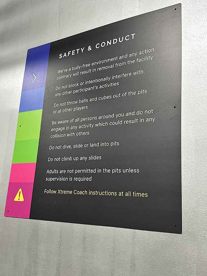 Clear rules posted prominently ensure everyone plays nice, because even paradise needs a few sensible guidelines to function properly.