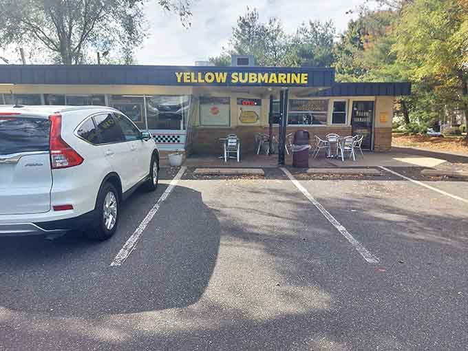 Plenty of parking means one less thing to stress about before your delicious journey back to the Sixties begins.