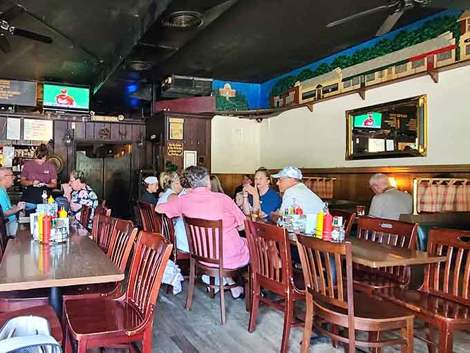 The dining room buzzes with satisfied customers who know they've discovered something truly special in their neighborhood.