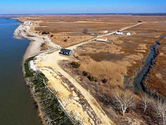 Marshlands meet the bay in this remote corner where nature lovers find their happy place.