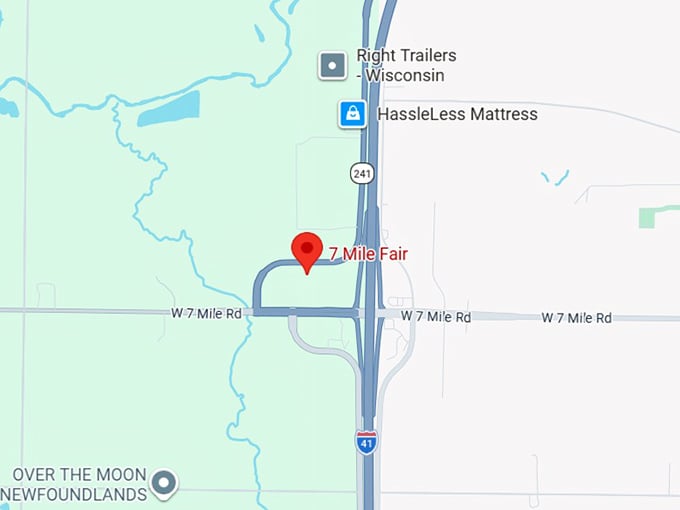16. 7 mile fair map