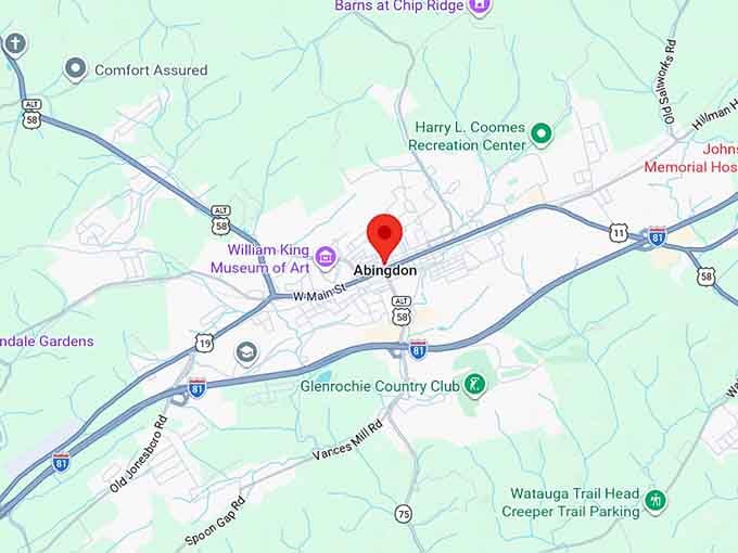 16. abingdon va map