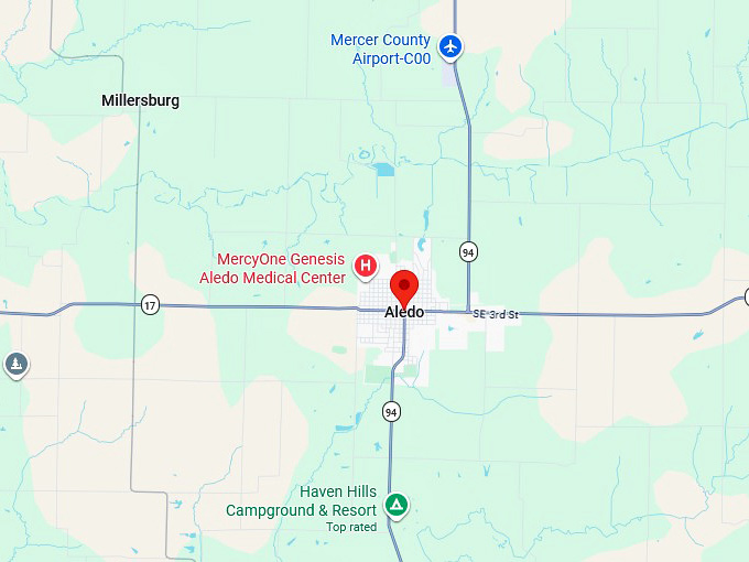 16. aledo il map