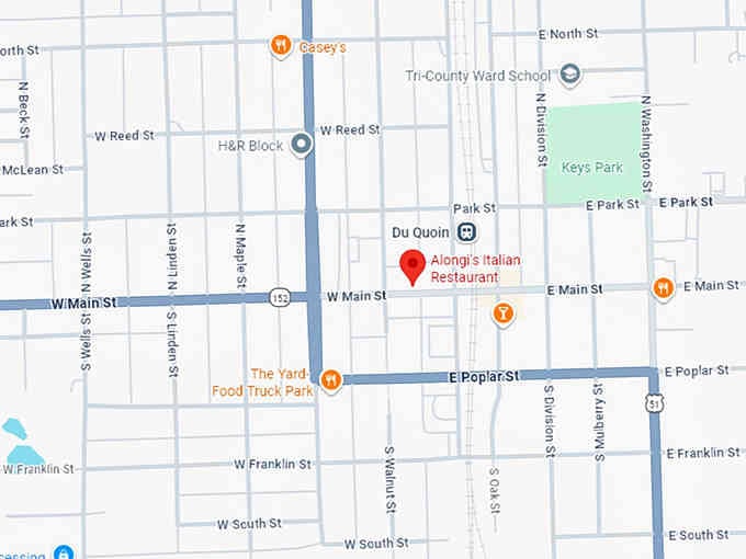 16. alongi's italian restaurant map