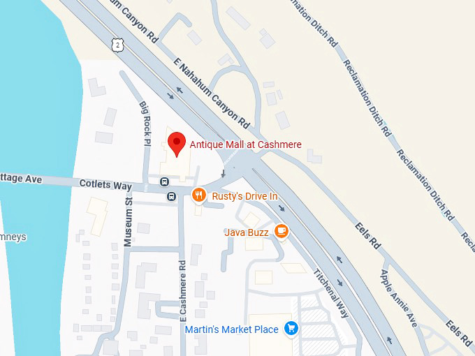 16. antique mall at cashmere map