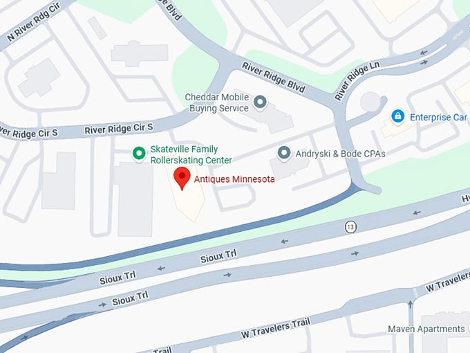 16. antiques minnesota inc map