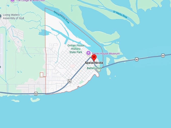 16. apalachicola map