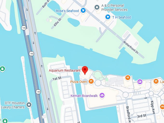 16. aquarium restaurant map