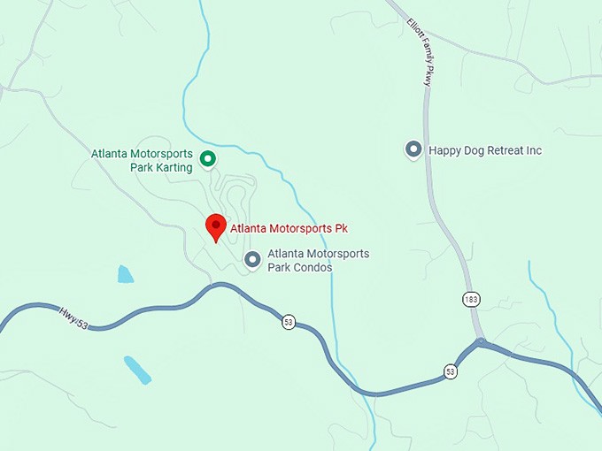 16. atlanta motorsports park map