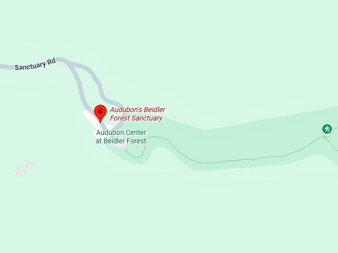 16. audubon's beidler forest sanctuary map