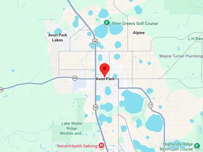16. avon park fl map
