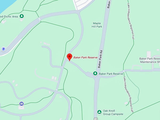 16. baker park reserve map