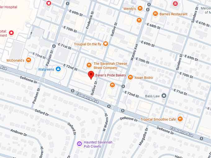 16. baker's pride bakery map