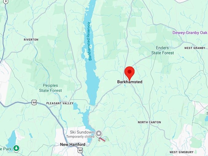 16. barkhamsted ct map