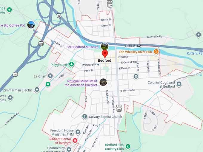 16. bedford map