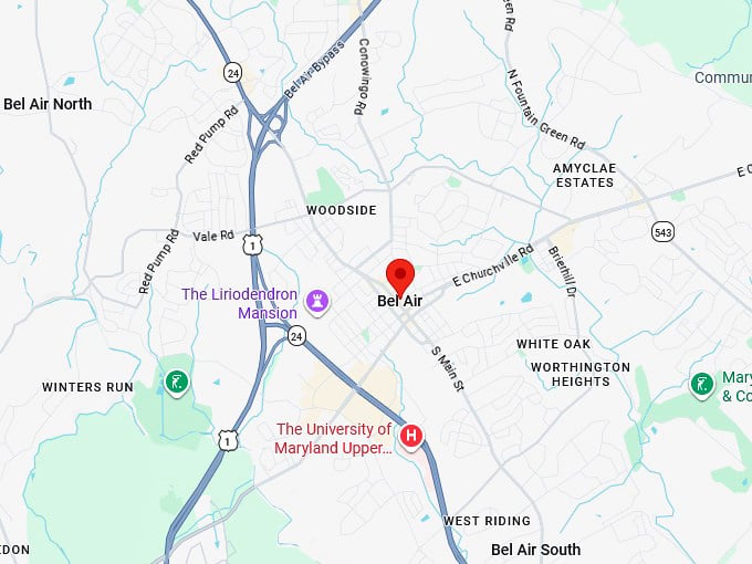 16. bel air md map