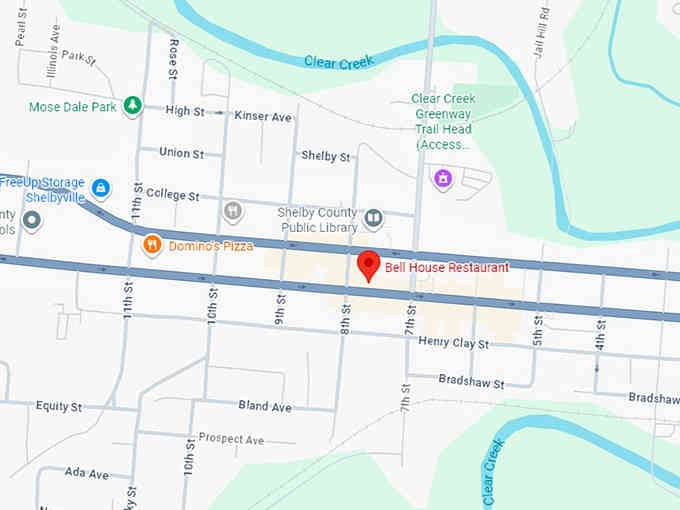16. bell house restaurant map