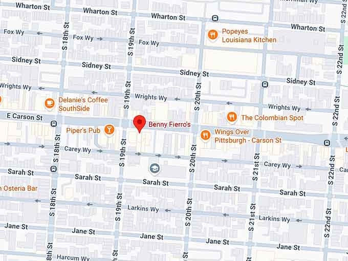 16. benny fierro's map