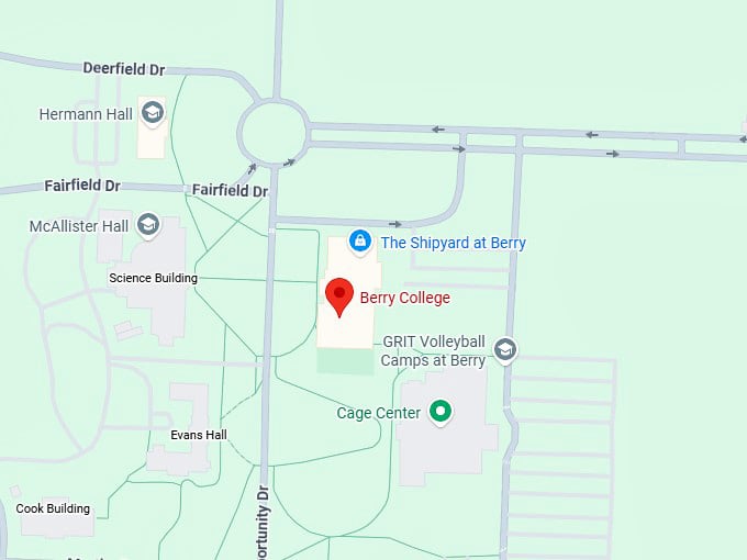 16. berry college map