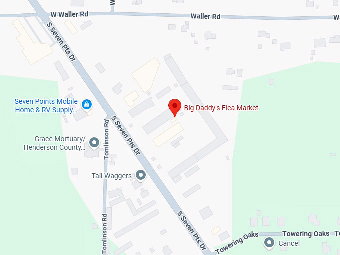 16. big daddy's flea market map