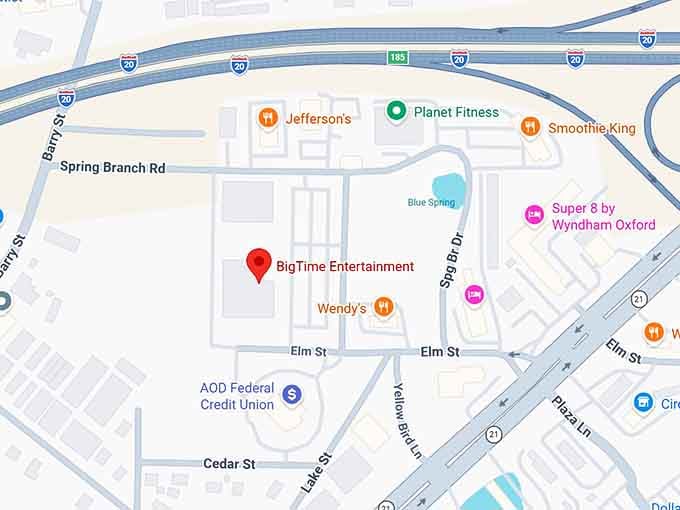 16. bigtime entertainment map