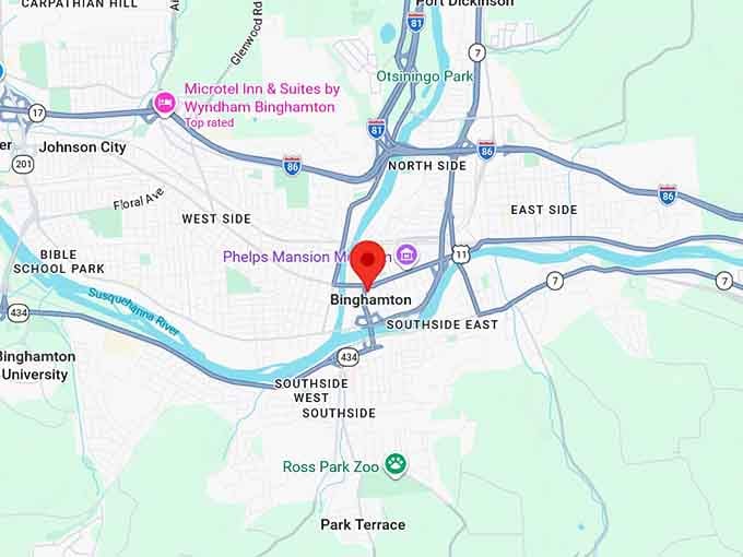 16. binghamton ny map