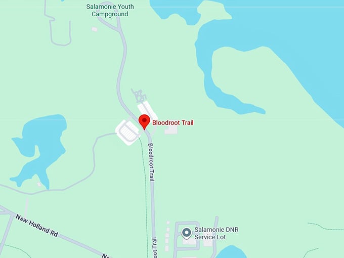 16. bloodroot trail map