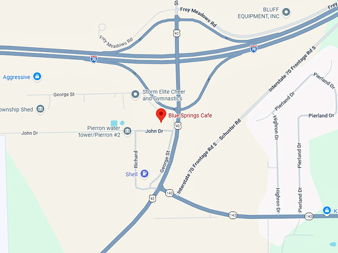16. blue springs cafe map