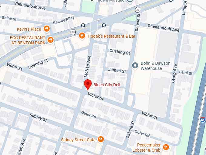 16. blues city deli map