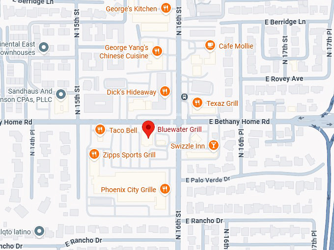 16. bluewater grill map